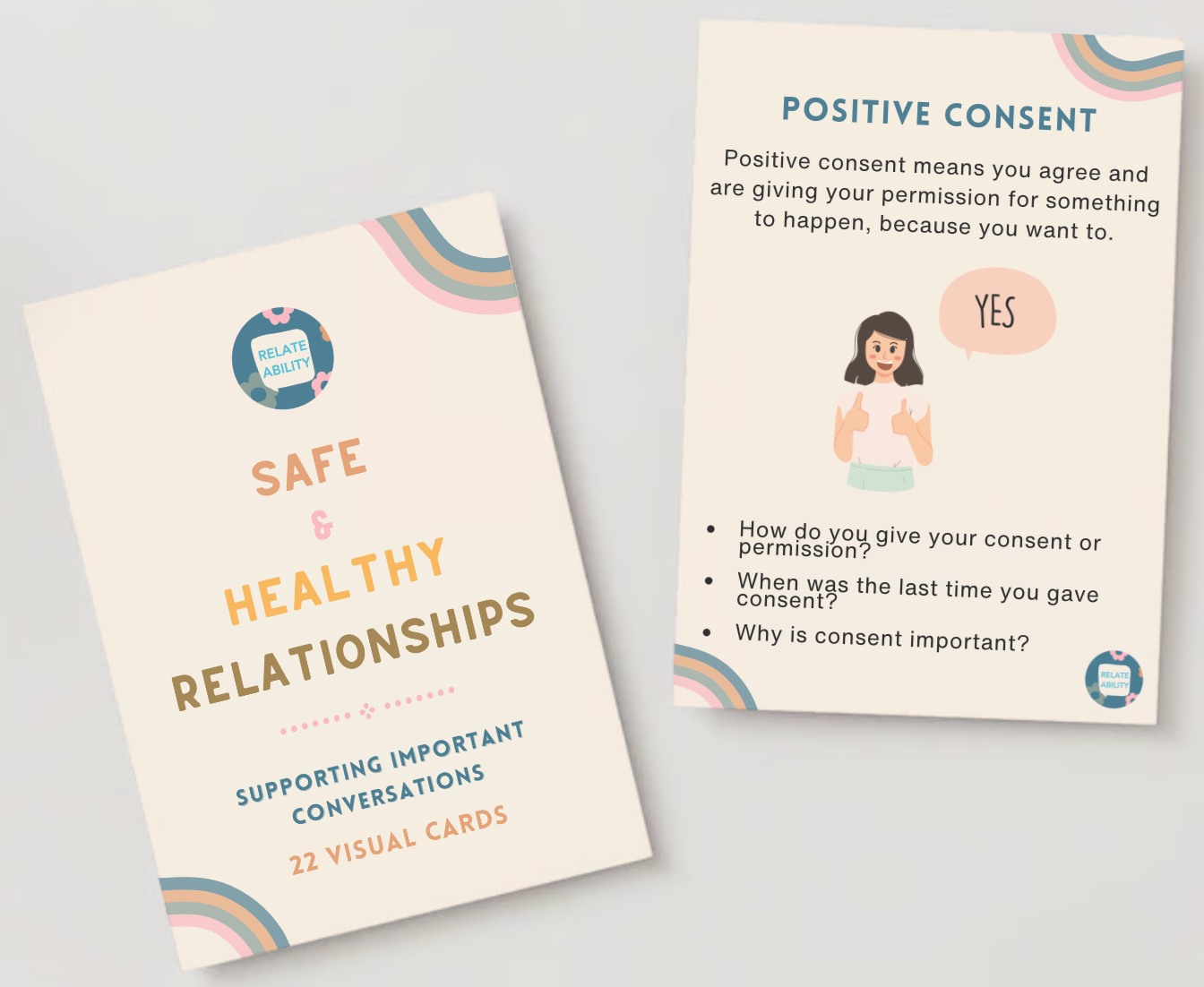 PRE-ORDER: Safe & Healthy Relationship Cards – Relate-Ability